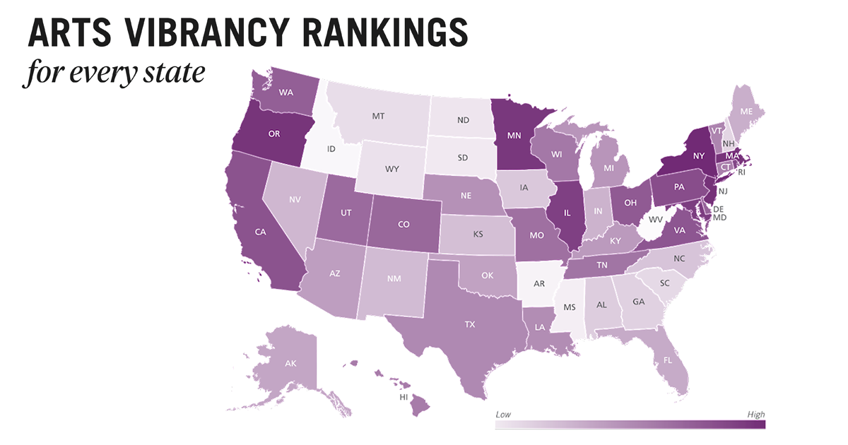 Pennsylvania Ranks Among the Top 10 States for Arts Vibrancy | Greater ...